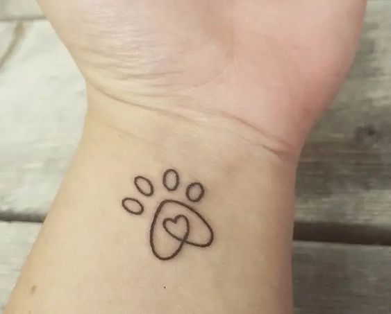 15 Simple Dog Tattoo Ideas: Embrace Your Canine Love