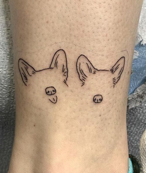 18 Minimalist Dog Tattoo Ideas: A Perfect Blend of Art and Adoration