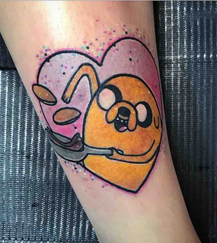 19 Jake the Dog Tattoo Ideas: Celebrating Adventure Time's Beloved ...