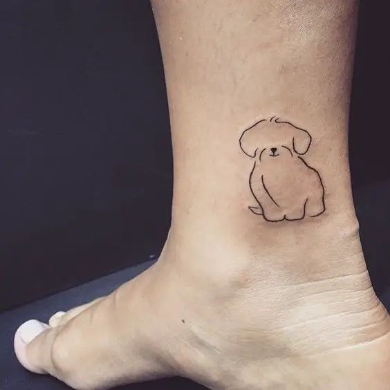 18 Minimalist Dog Tattoo Ideas: A Perfect Blend of Art and Adoration