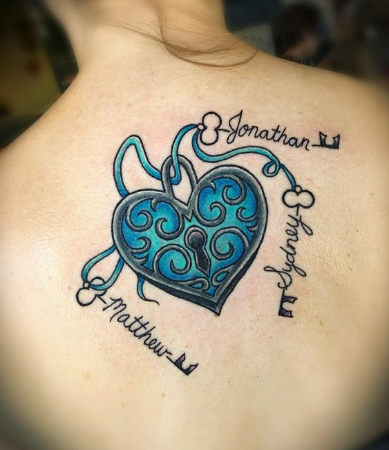 23 Sweetest Kids Name Tattoos Ideas for Women