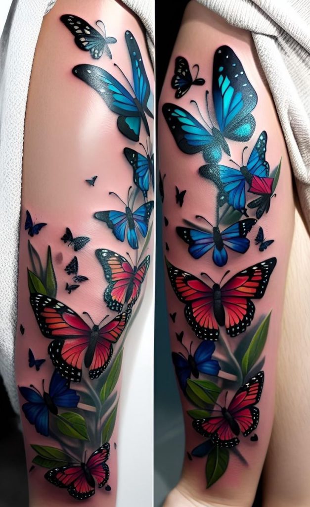 16 Beautiful Butterfly Tattoo Ideas for Women