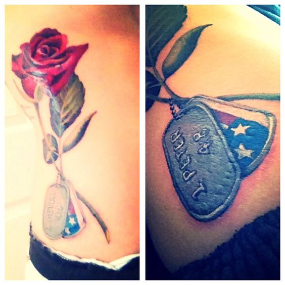19 Dog Tag Tattoo Ideas