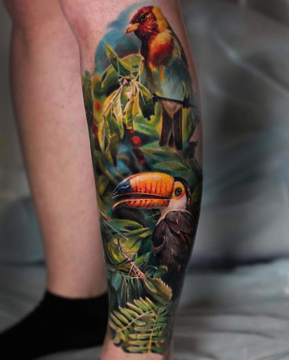 Bold and Brilliant: 18 Color Tattoo Ideas for Men