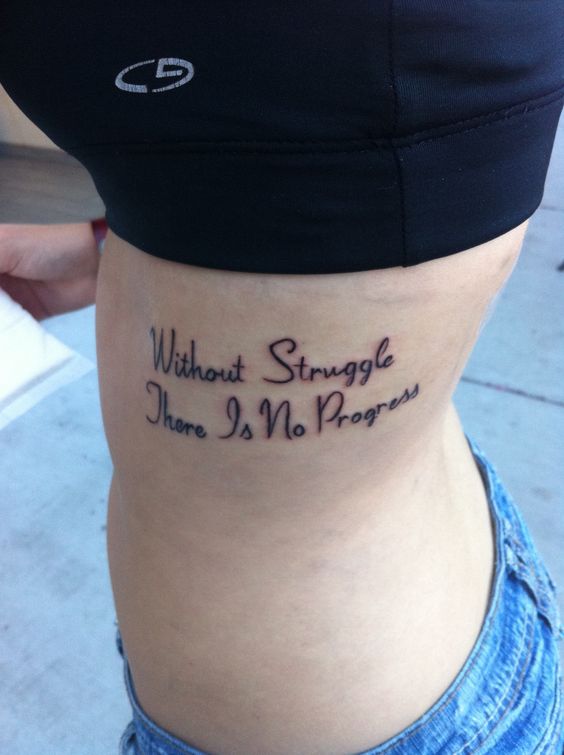 17 Trendy Rib Writing Tattoo ideas - Welcome to Fashion Maverick ...