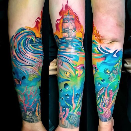19 Bright Colorful Tattoo Ideas to Express Your Unique Style