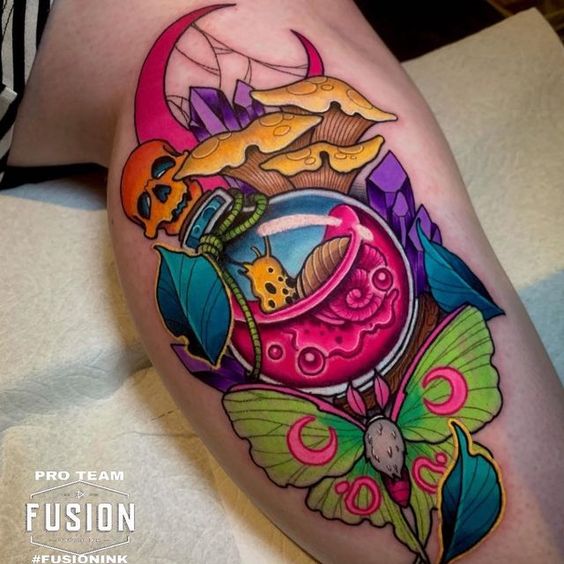 19 Bright Colorful Tattoo Ideas to Express Your Unique Style