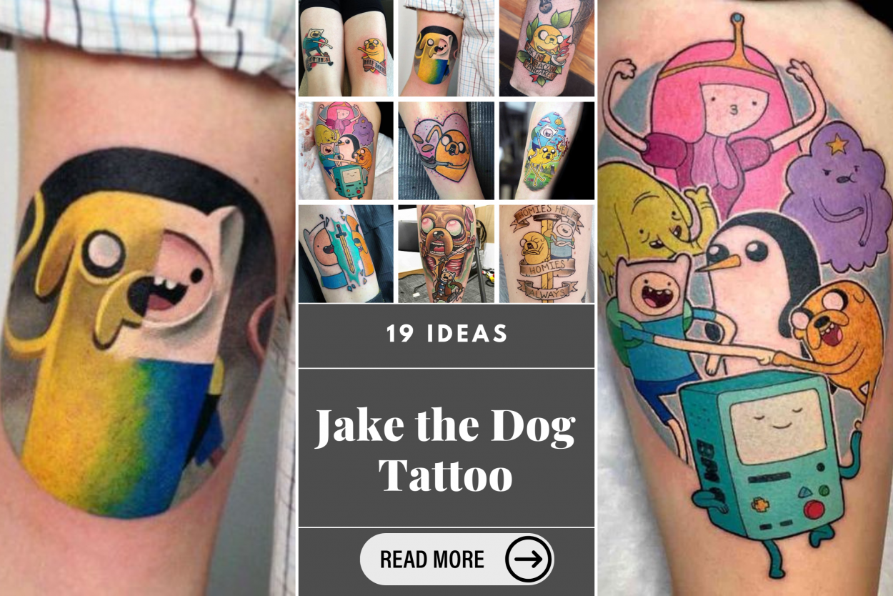 19 Jake the Dog Tattoo Ideas: Celebrating Adventure Time's Beloved ...
