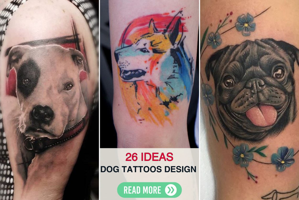 26 Inspiring Dog Tattoo Design Ideas: Canine Artistry