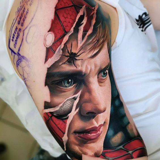 Top 19 Spider Man Tattoo Ideas: Unleash Your Spidey Senses!