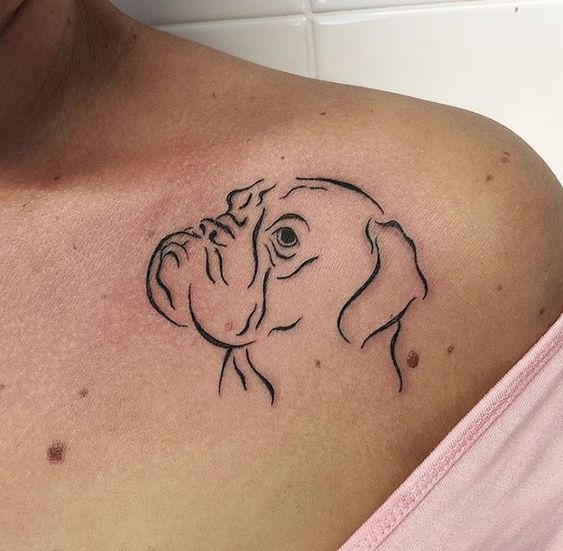 18 Minimalist Dog Tattoo Ideas: A Perfect Blend of Art and Adoration