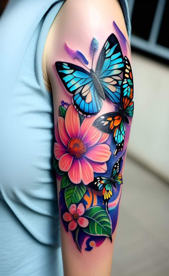 16 Beautiful Butterfly Tattoo Ideas for Women