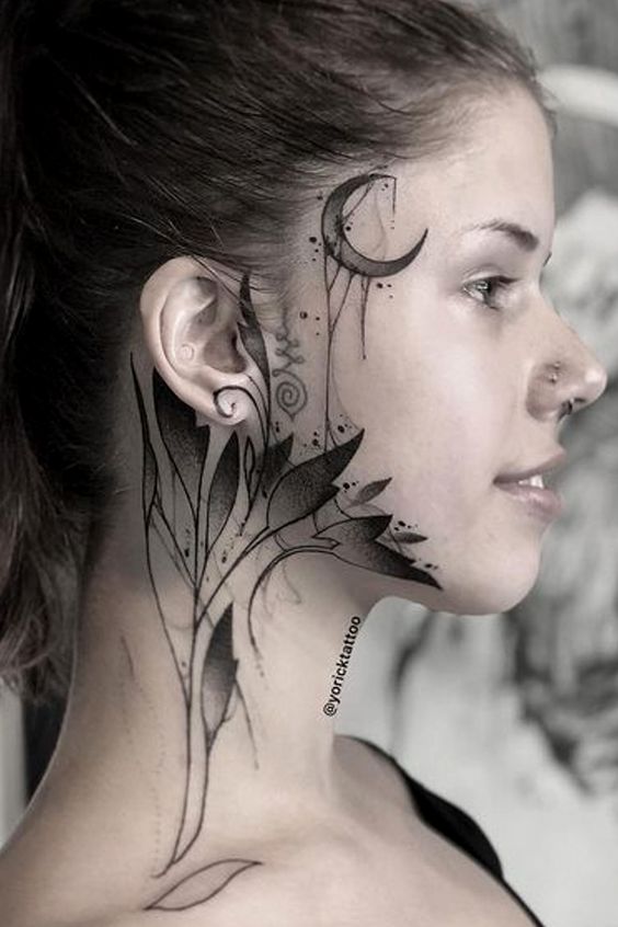 Stylish Neck Tattoo Ideas for Women