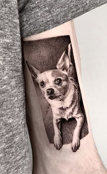 24 Dog Portrait Tattoo Ideas: Immortalizing Your Canine Companion