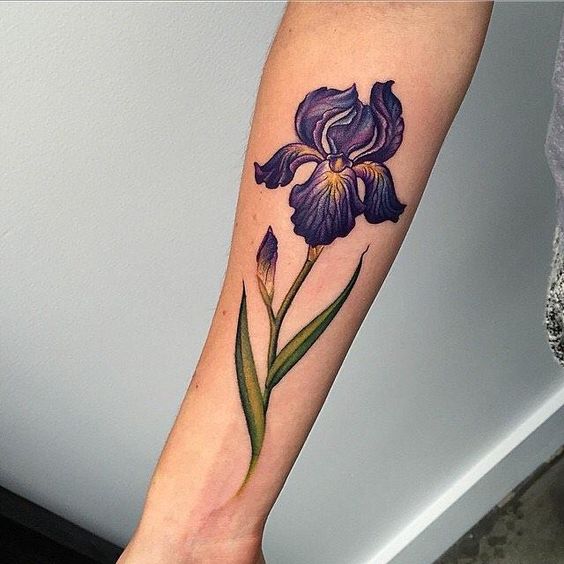 23 Vibrant Color Flower Tattoo Ideas: Embrace Nature's Beauty