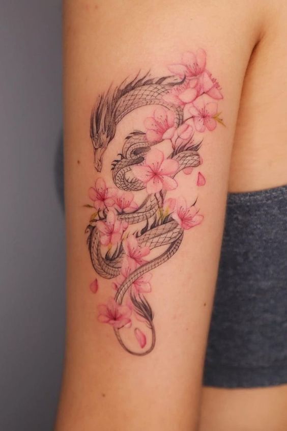 29 Fierce Dragon Tattoo Ideas for Women: Unleash Your Inner Strength ...
