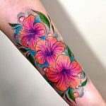 23 Vibrant Color Flower Tattoo Ideas: Embrace Nature's Beauty