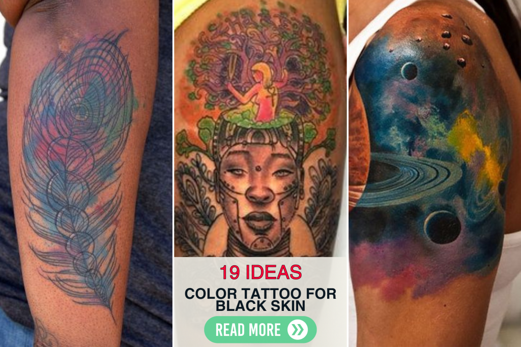Bold 19 Color Tattoo Ideas for Black Skin: Celebrating Diversity and ...