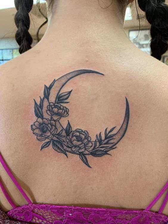 20 Moon Flower Tattoo Ideas: Graceful and Mystical Floral Designs ...