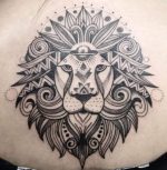 27 Geometric Lion Tattoo: Striking Designs with Angular Elements ...