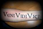 17 Veni Vidi Vici Tattoo Ideas: Empowering Phrases Inked with Pride ...