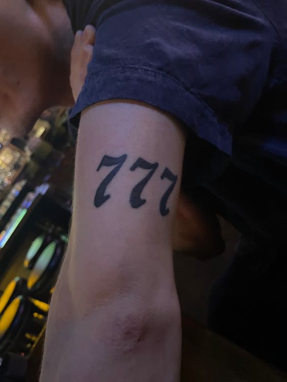 777 Tattoo Designs: 20 Bold Ideas for the Adventurous Souls
