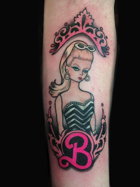 20 Barbie Tattoo Ideas: Embrace Your Inner Glam