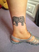 19 Elephant Ankle Tattoos Ideas: Small and Symbolic Designs