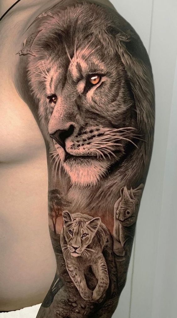 Realistic Lion Tattoo: 24 Lifelike and Breathtaking Designs - Welcome ...