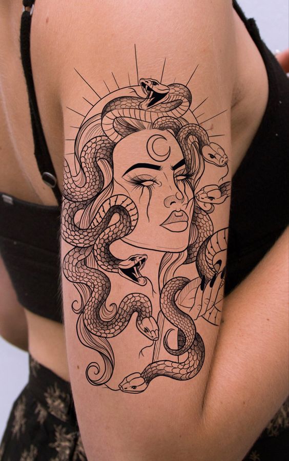 25 Empowering Snake Tattoos for Women - Welcome to Fashion Maverick ...