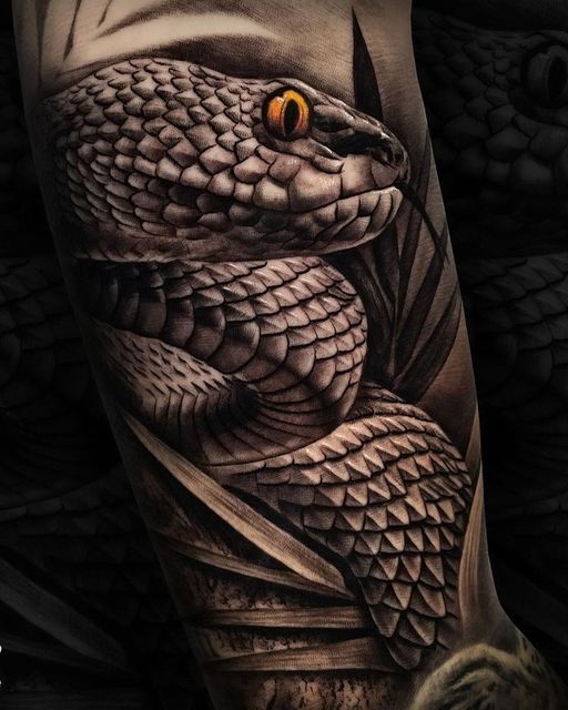 17 Awe-Inspiring Viper Snake Tattoo Concepts: A Comprehensive Collection