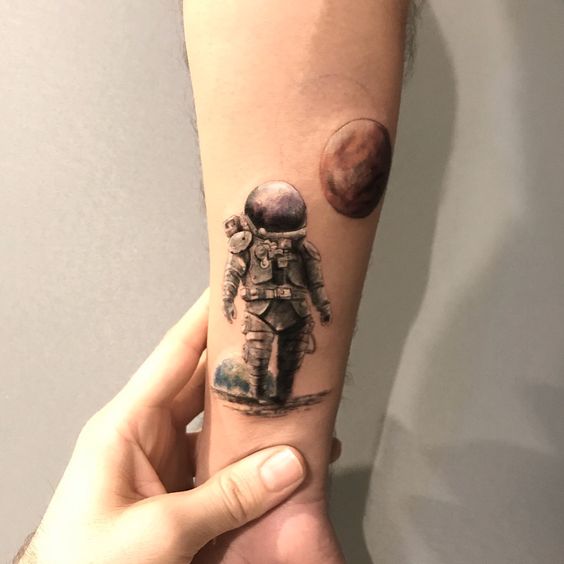27 Astronaut Tattoo Ideas: Exploring the Cosmos in Ink