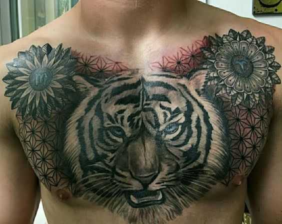 27 Chest Tiger Tattoo Ideas: Unleash Your Inner Strength