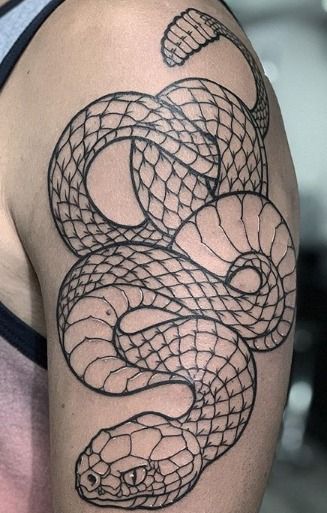 21 Snake Shoulder Tattoos Ideas for Bold Expressions - Welcome to ...