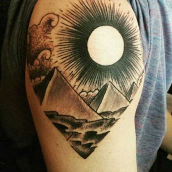 17 Captivating Pyramid Tattoo Ideas: Unveiling Ancient Mysteries in Ink
