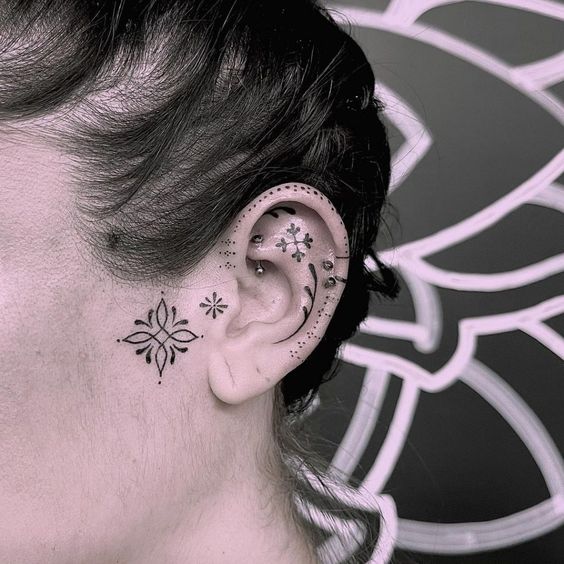 19 Side Face Tattoo Ideas for Women: Unveiling Exquisite and ...