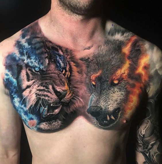 27 Chest Tiger Tattoo Ideas: Unleash Your Inner Strength