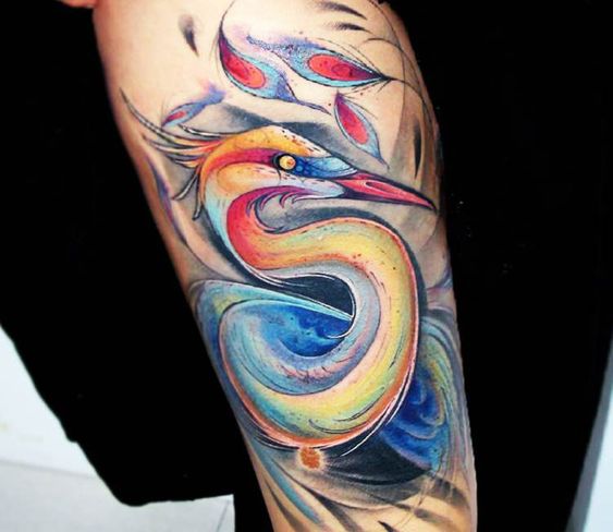 21 Heron Tattoo Ideas: Embrace Grace and Elegance with Symbolic Designs