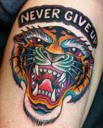 22 Old School Tiger Tattoo Ideas: Nostalgic Roars of Classic Artistry