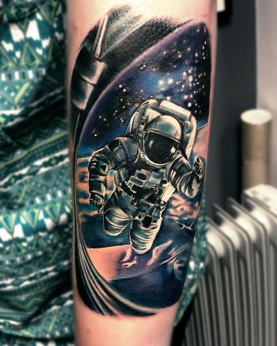 27 Astronaut Tattoo Ideas: Exploring the Cosmos in Ink