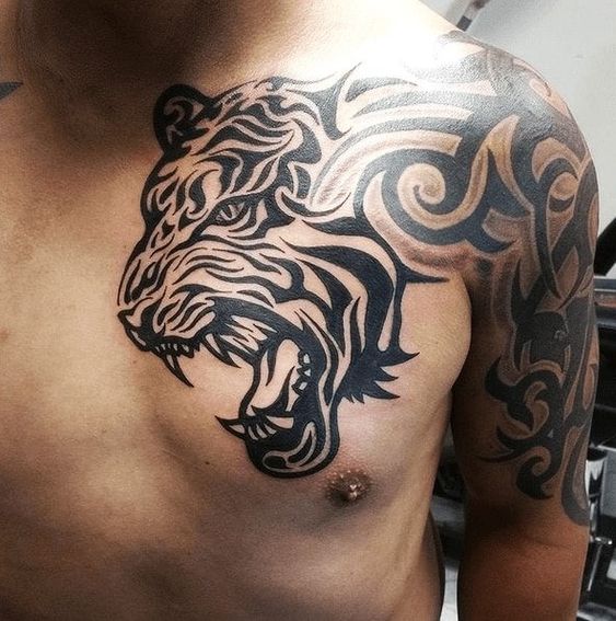 27 Chest Tiger Tattoo Ideas: Unleash Your Inner Strength