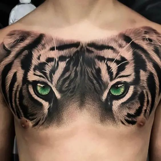 27 Chest Tiger Tattoo Ideas: Unleash Your Inner Strength