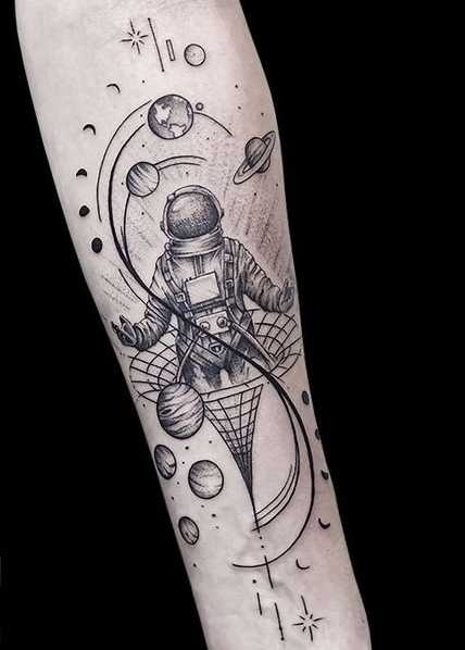 27 Astronaut Tattoo Ideas: Exploring the Cosmos in Ink