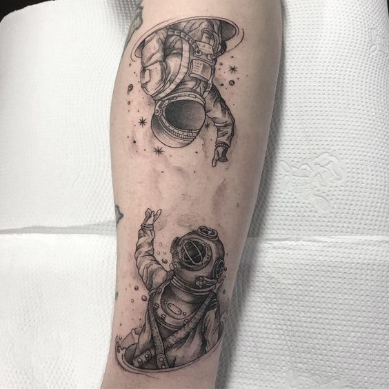 27 Astronaut Tattoo Ideas: Exploring the Cosmos in Ink