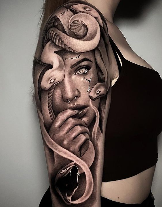 21 Snake Shoulder Tattoos Ideas for Bold Expressions - Welcome to ...