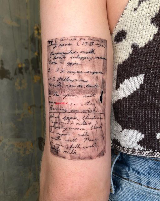 27 Handwriting Tattoo Ideas: Express Your Unique Style