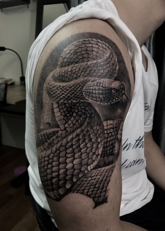 21 Snake Shoulder Tattoos Ideas for Bold Expressions - Welcome to ...