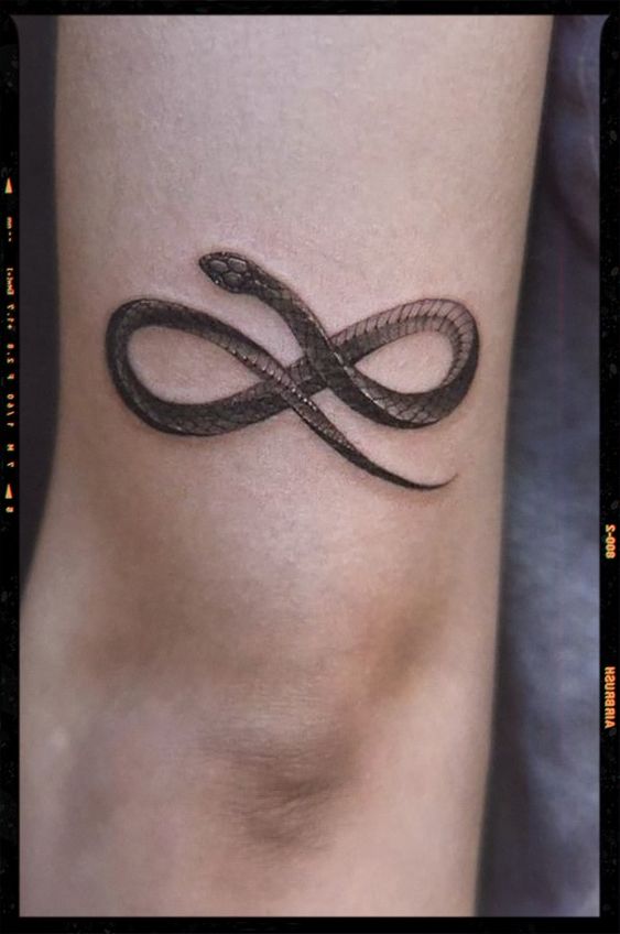 10 Striking Snake Tattoos around Ankle: Embrace the Serpent's Charm