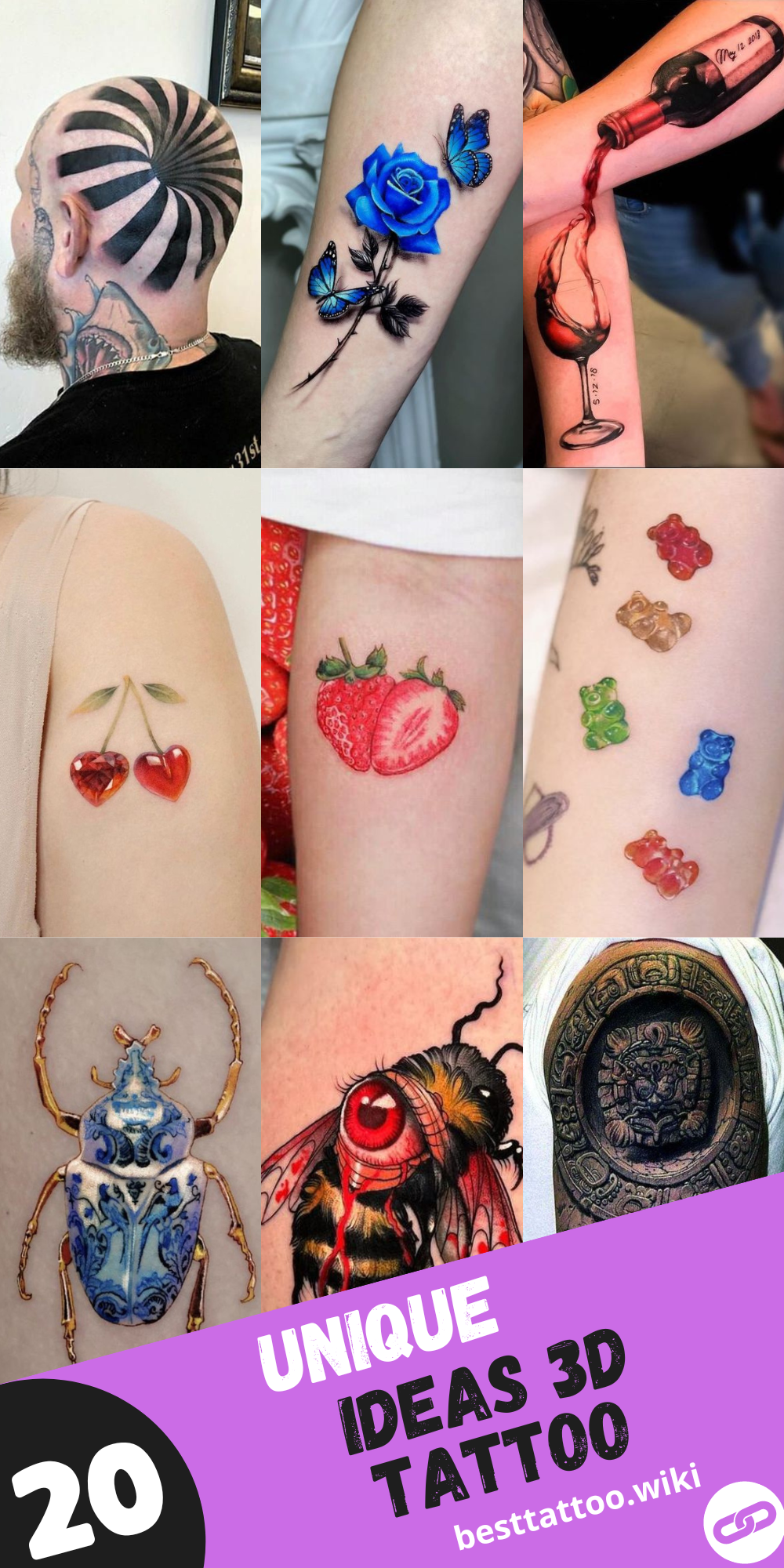Discover Top 20 3D Tattoo Designs for 2024: Stunning Ideas for Your ...