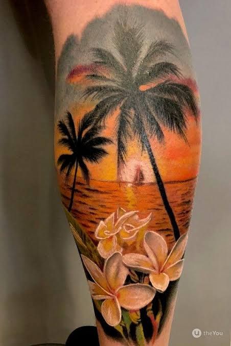 17 Island-Inspired Tattoo Ideas for 2024: Embrace Tropical Artistry ...